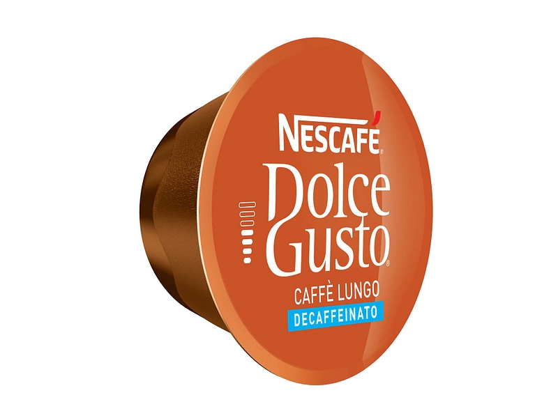 Capsule di caffè ROBUSTA / Arabica NESTLE DOLCE GUSTO Lungo Decaffeinato